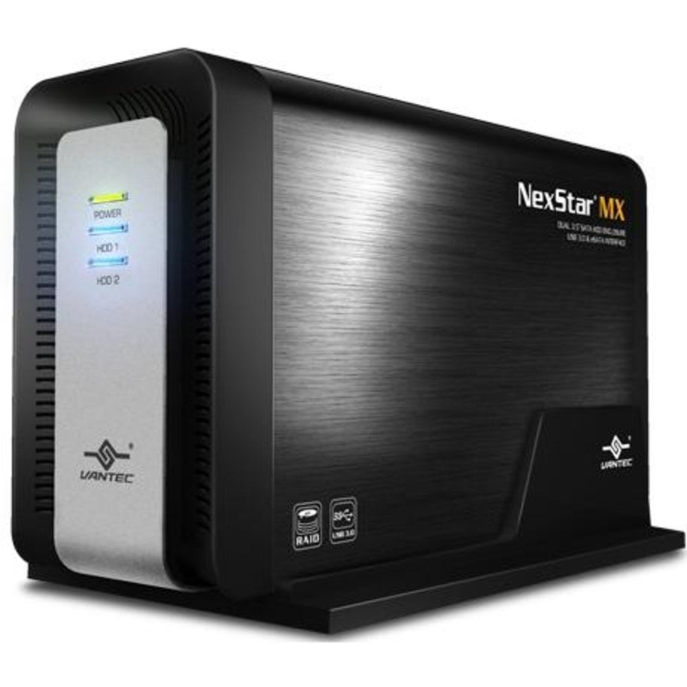 Gaveta Externa 3.5pol SATA > USB3.0/e-SATA Vantec Nexstar MX - Preta - NST-400MX-S3R - waz