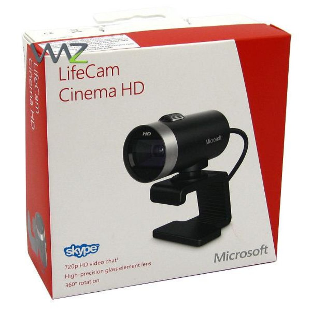 Webcam - USB 2.0 - Microsoft LifeCam Cinema - Preta - H5D-00013 / 1393 ...