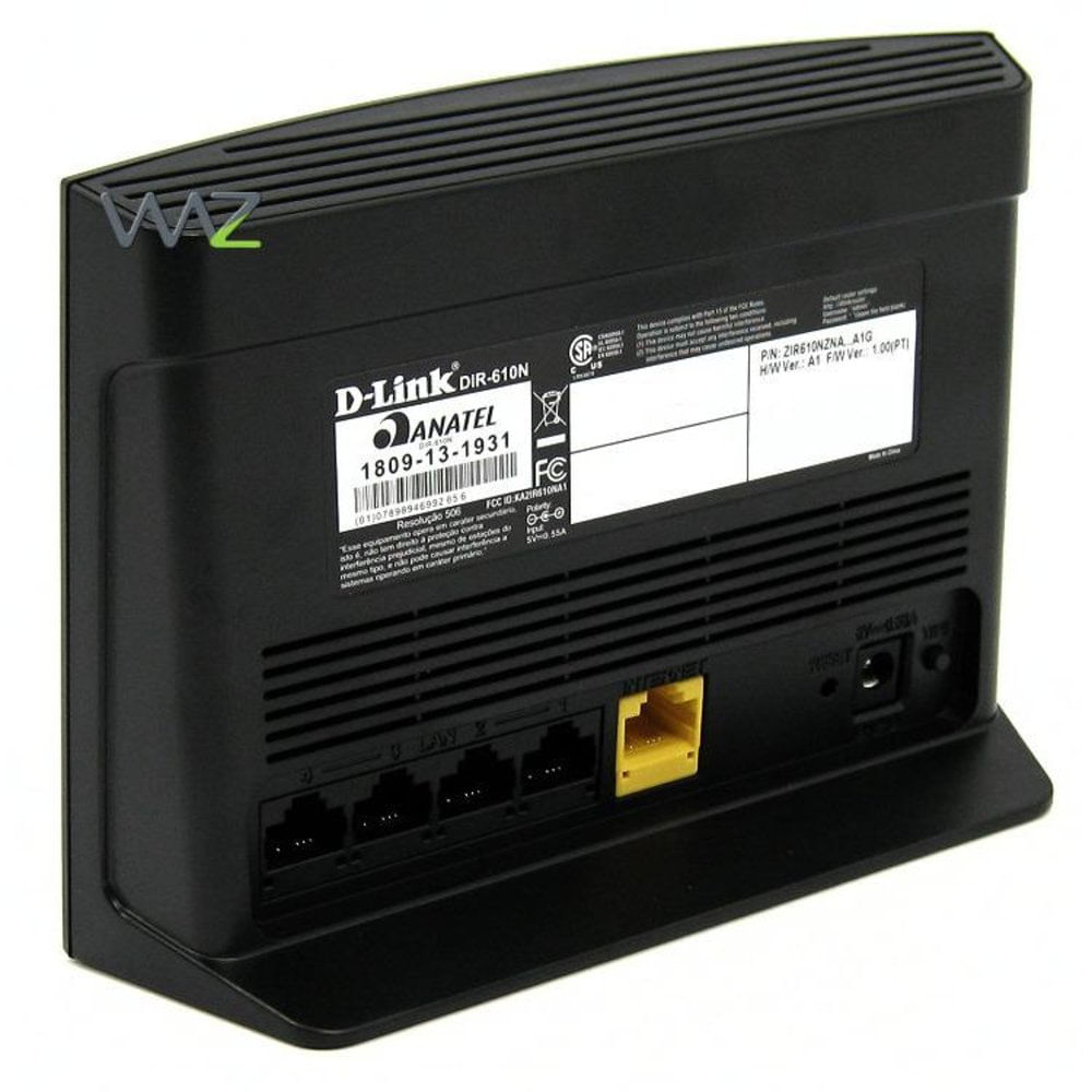 Roteador Wireless - D-Link N150 - Preto - DIR-610N - waz