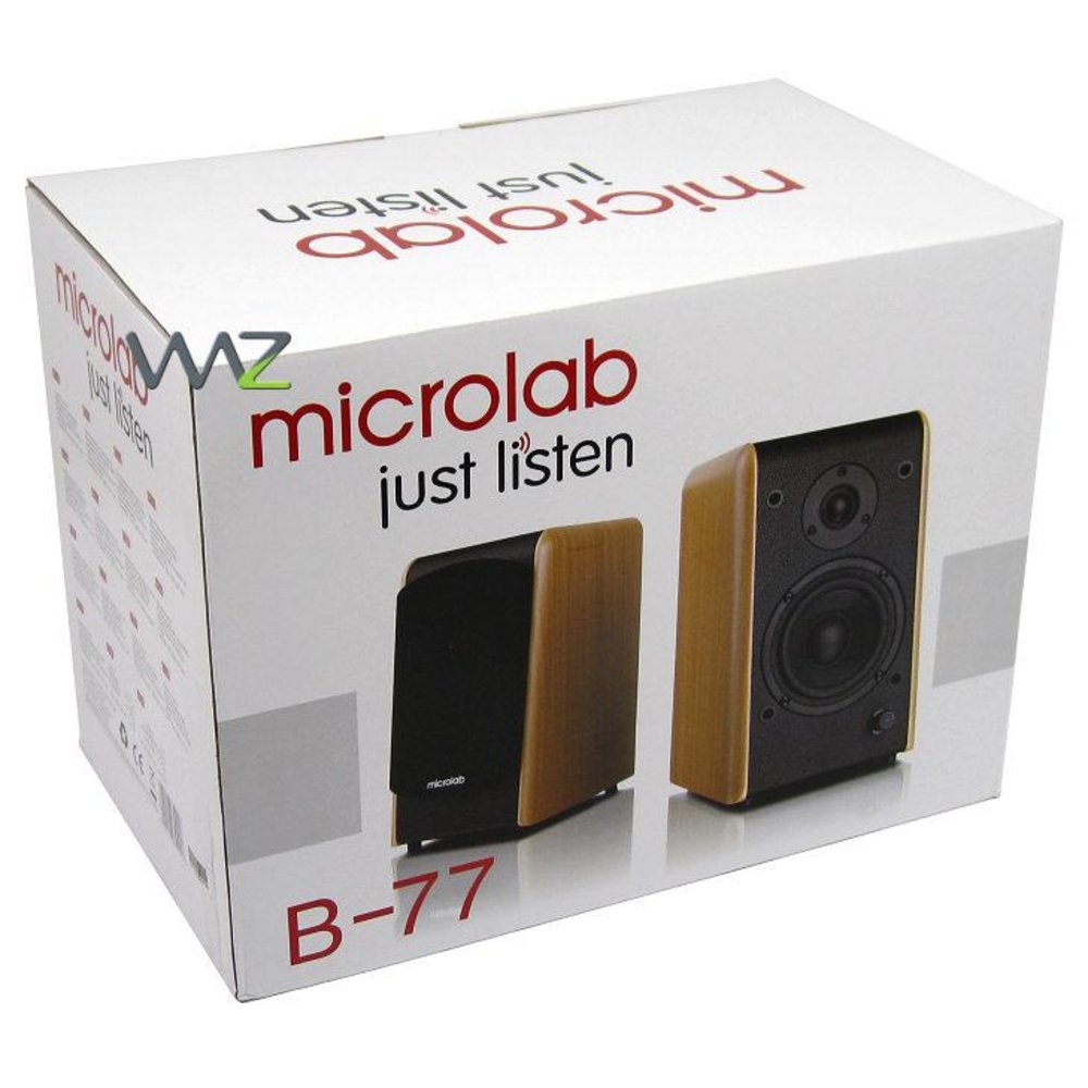 Caixa de Som - 2.0 - Microlab B77 - Preta - waz