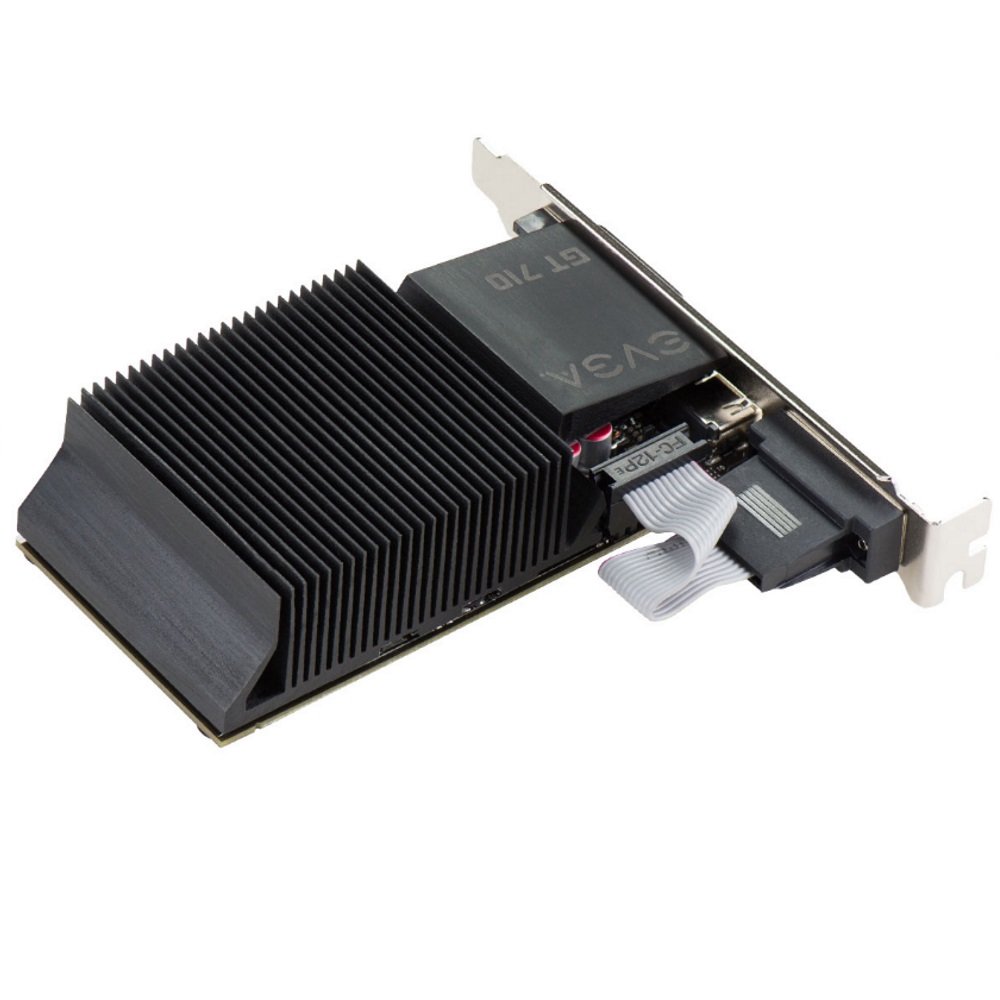 Placa de vídeo - NVIDIA GeForce GT 710 (1GB / PCI-E) - Evga - 01G-P3 ...