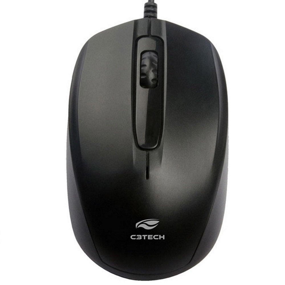 Mouse - USB - C3 Tech - Preto - MS-30BK - waz