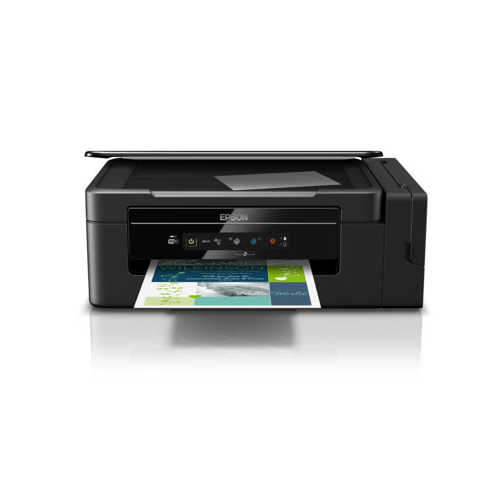 Multifuncional - Jato de Tinta - Epson EcoTank L395 - Preta - waz