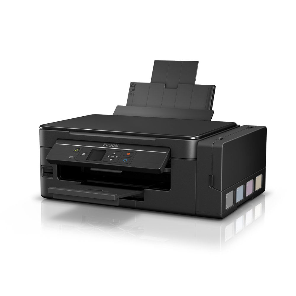 Multifuncional - Jato de Tinta - Epson EcoTank L495 - Preta - waz