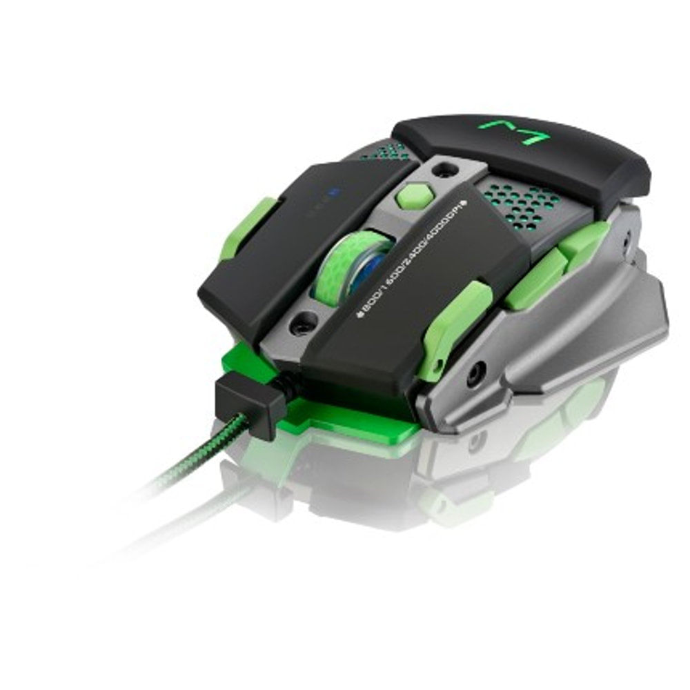 Mouse - USB - Multilaser Warrior Gamer Macro - Preto - MO249 - waz