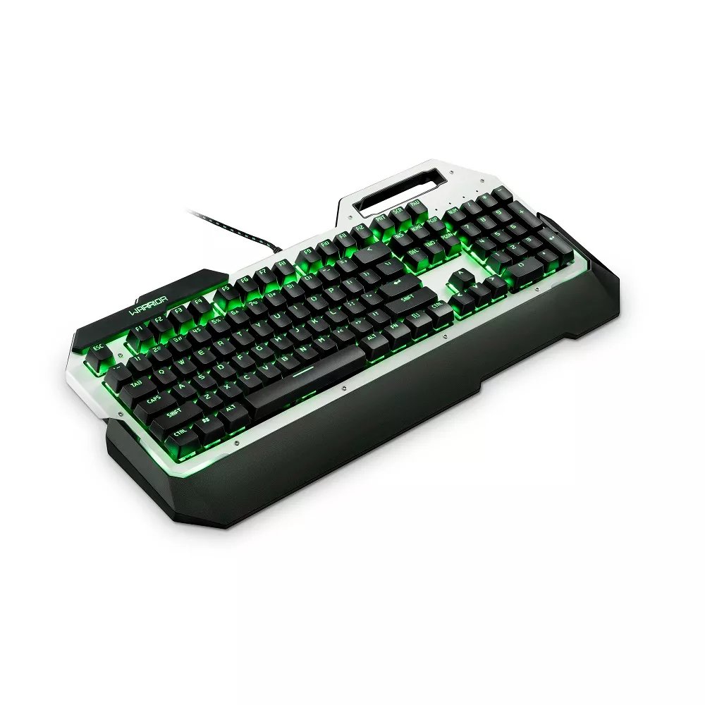 Teclado - USB - Multilaser Gamer Warrior - Mecânico - Preto - TC217 - waz