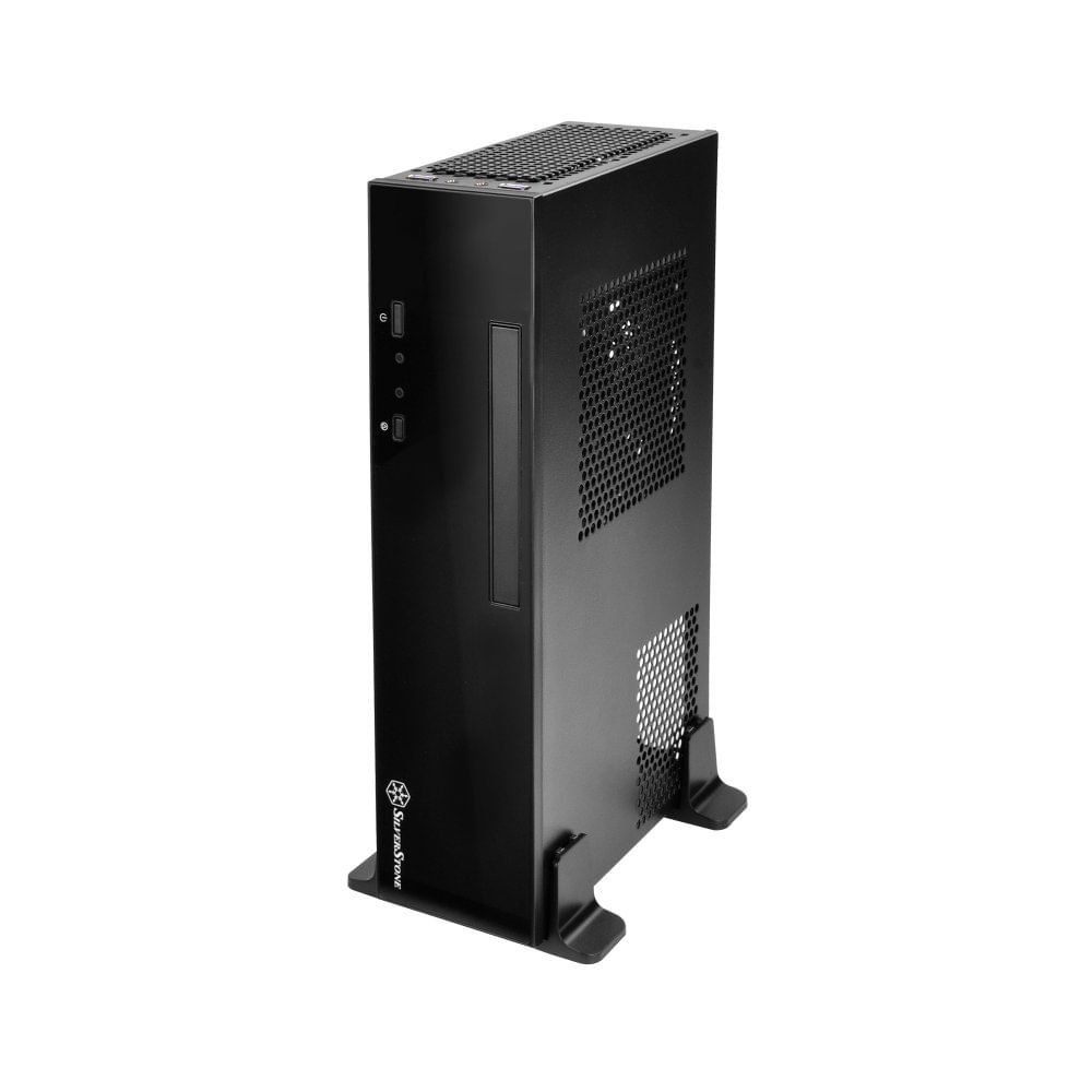 Gabinete Mini ATX (HTPC) - Silverstone Milo ML09 - Preto - SST-ML09B - waz