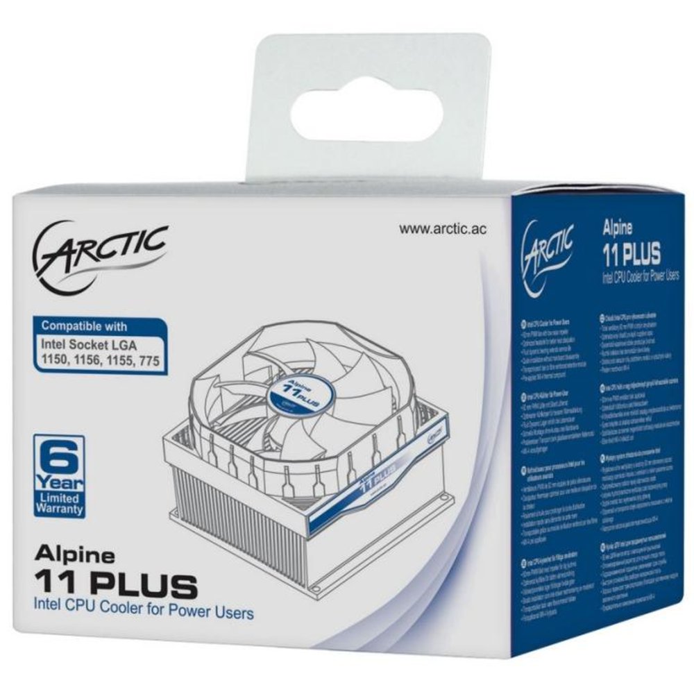Cooler p/ Processador (CPU) - Arctic Cooling Alpine 11 Plus - waz