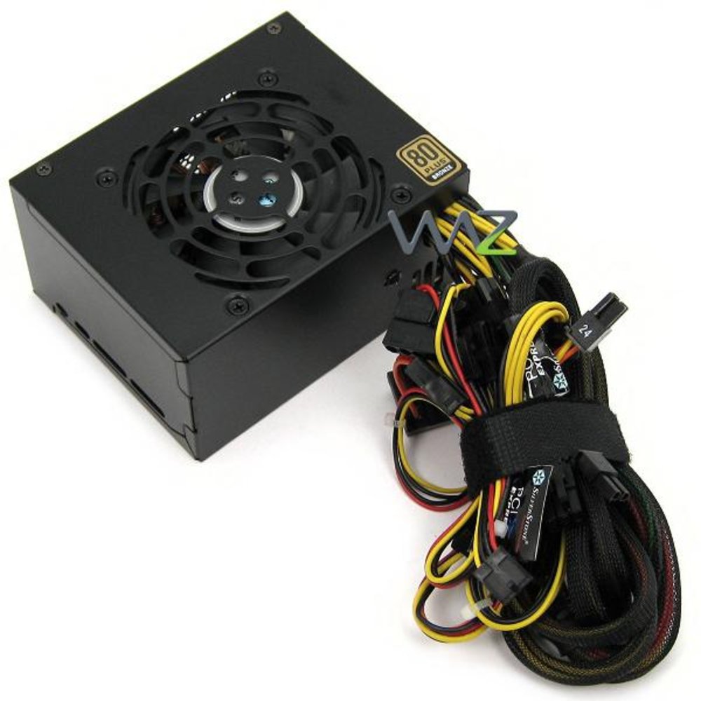Fonte SFX - 450W - Silverstone SFX Series - Preta - SST-ST45SF - waz