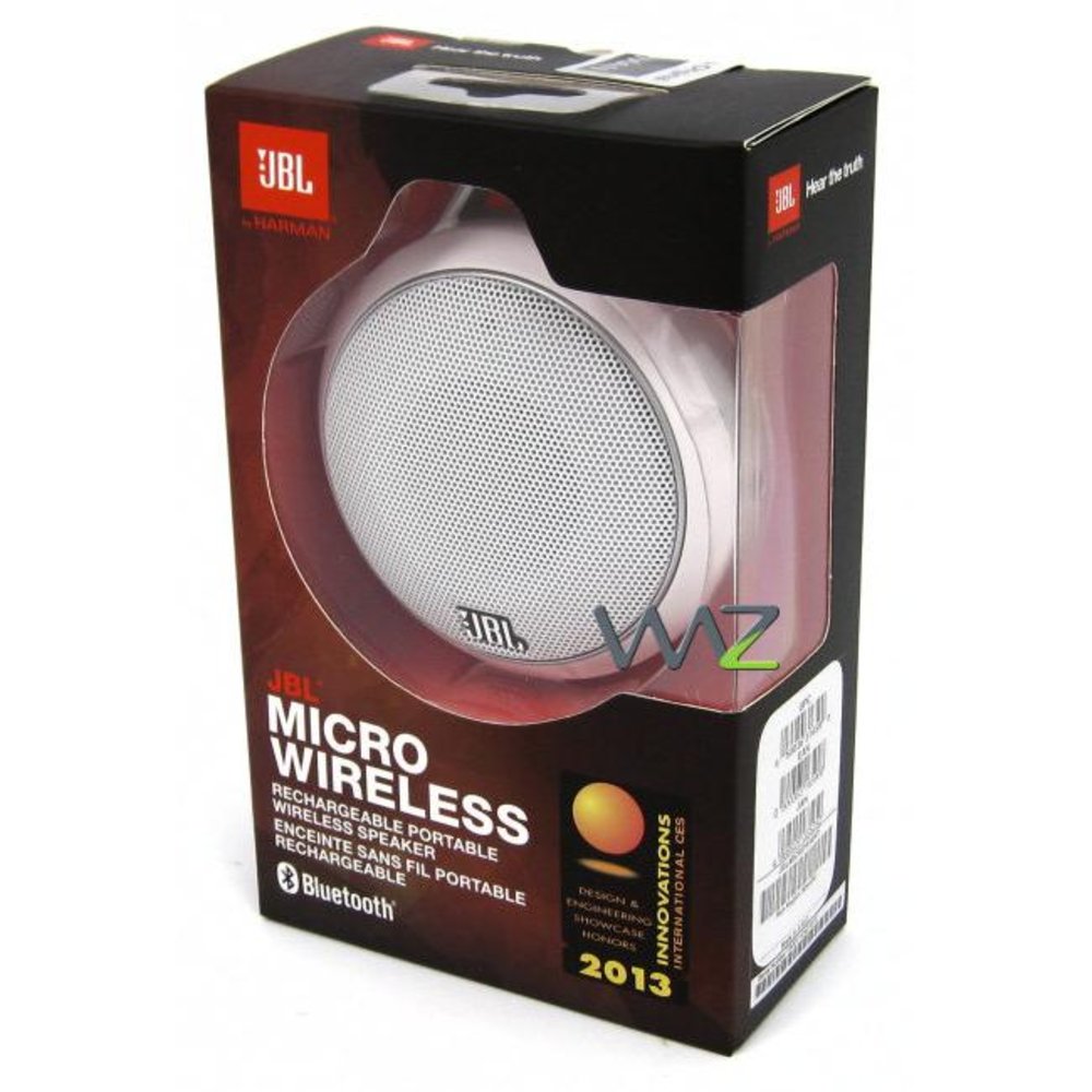 Caixa de Som - 1.0 - JBL Micro Wireless (Bluetooth) - Branco - JBLMICROWWHT - waz