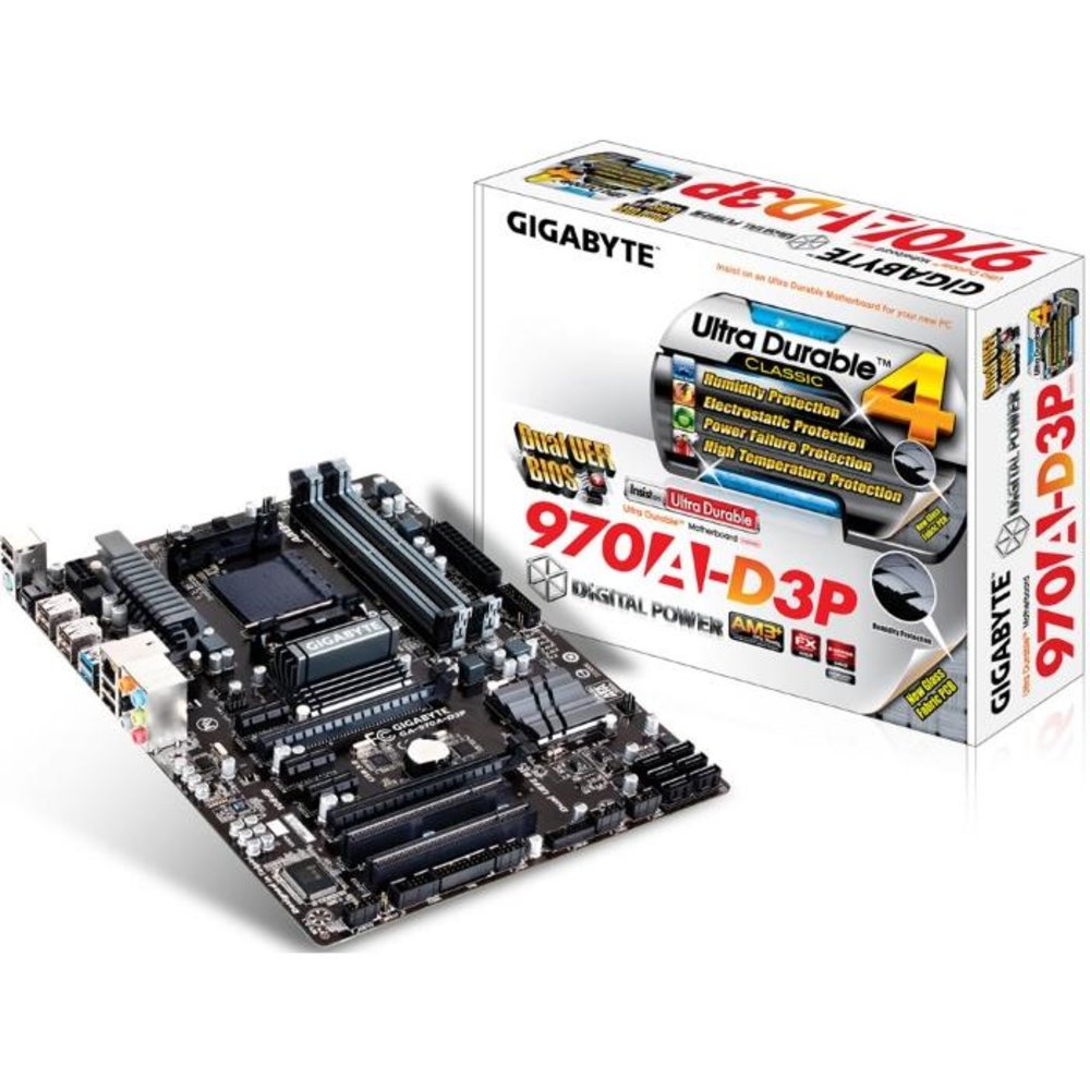 Placa mãe AM3+ - Gigabyte GA-970A-D3P (ATX) - waz