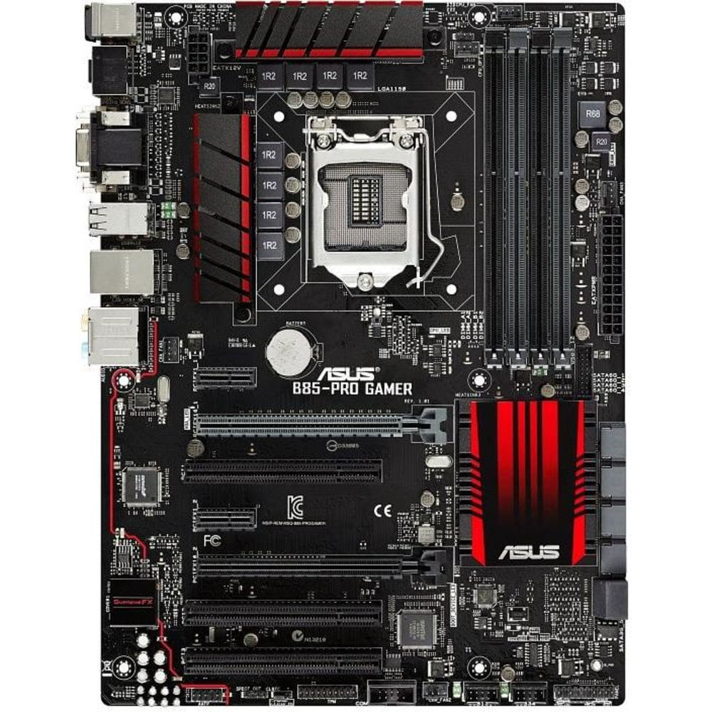 Placa mãe LGA1150 - Asus B85-Pro Gamer (ATX) - waz