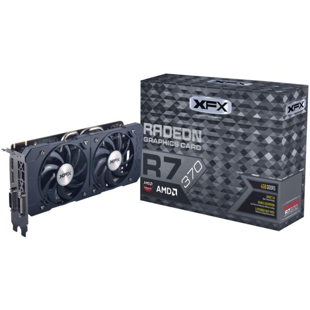 Placa de vídeo - AMD Radeon R7 370 (4GB / PCI-E) - XFX Double ...