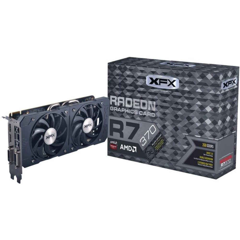 Placa de vídeo - AMD Radeon R7 370 (2GB / PCI-E) - XFX Double ...