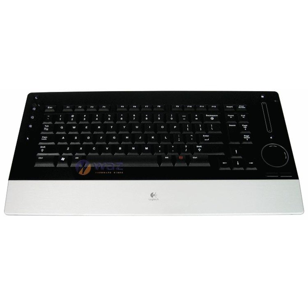 Teclado - USB - Logitech diNovo Edge - Preto/Prata - 967685-0403 - waz