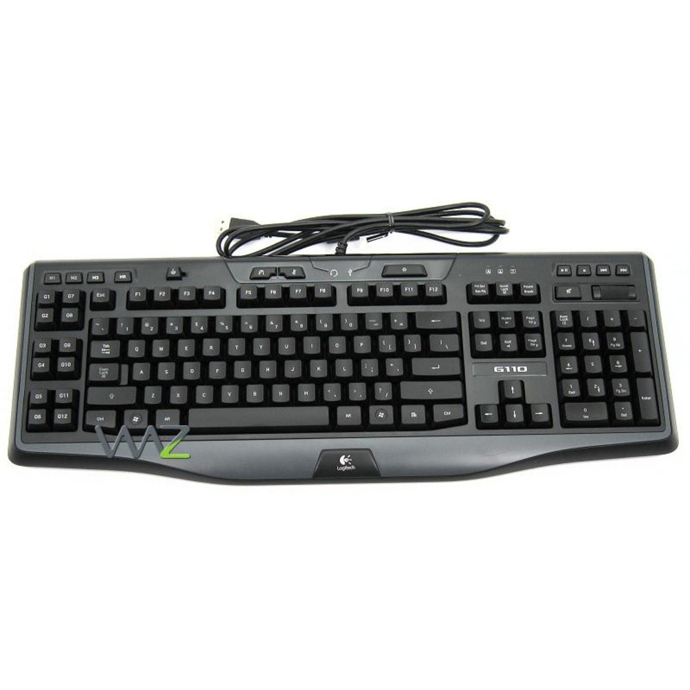 Teclado - USB - Logitech Gaming Keyboard G110 - Preto/Cinza - 920 ...