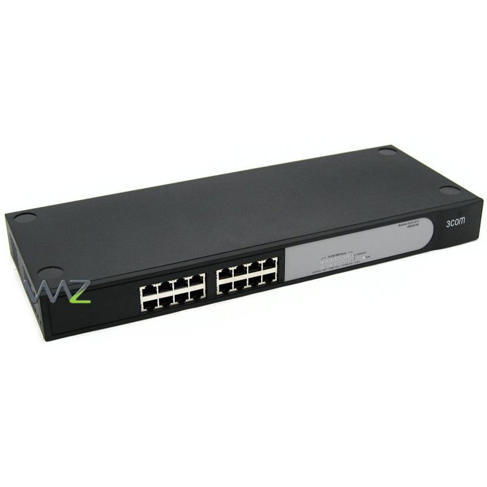 Switch 16 Portas - Gigabit - 3Com Baseline 2816 - Preto/Cinza ...