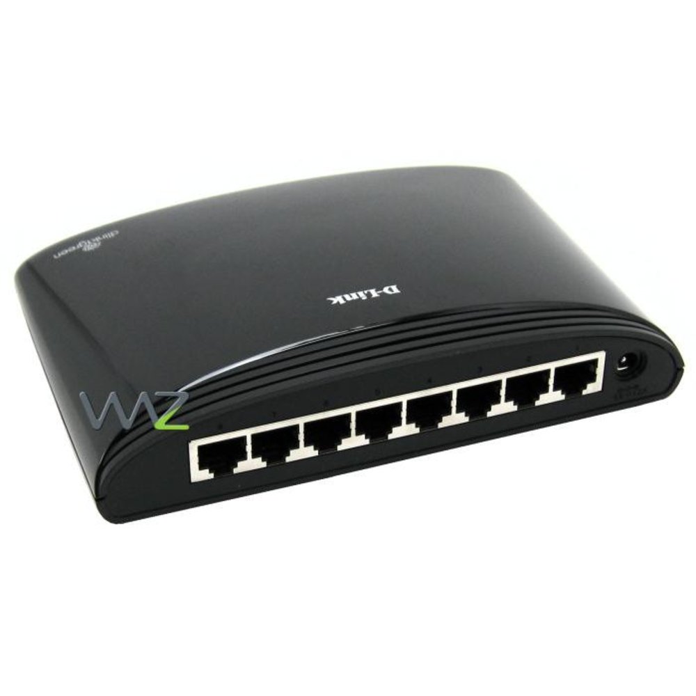 Switch 8 Portas - Gigabit - D-link - DGS-1008G - waz