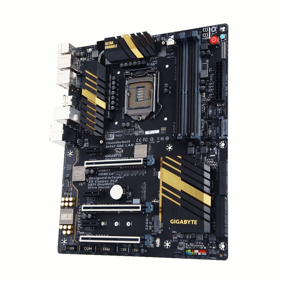 Placa mãe LGA 1151 - Gigabyte GA-Z170X-UD5 TH (ATX) - waz