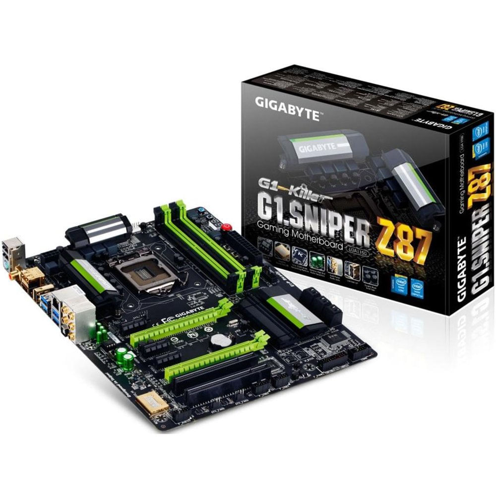 Placa mãe S1150 Gigabyte GA-G1.Sniper Z87 / v1.1 - waz