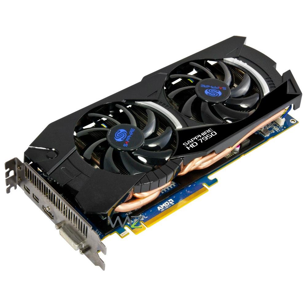 Placa de vídeo PCI-E AMD HD 7950 3GB/384bits Sapphire OC Edition - 299 ...