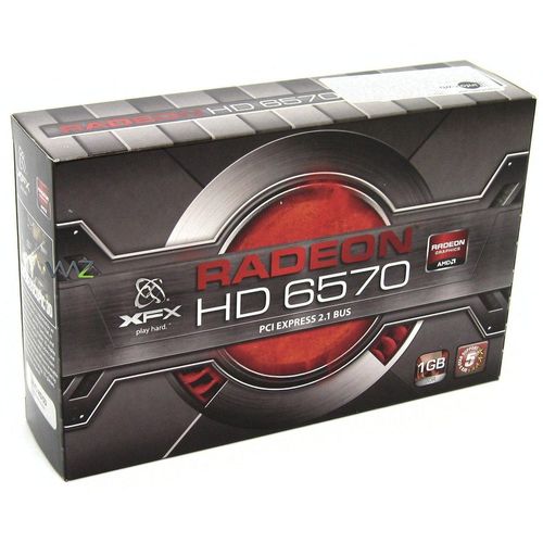 Placa de vídeo PCI-E AMD HD 6570 1GB/64bits XFX - HD-657X-ZDF2 - waz