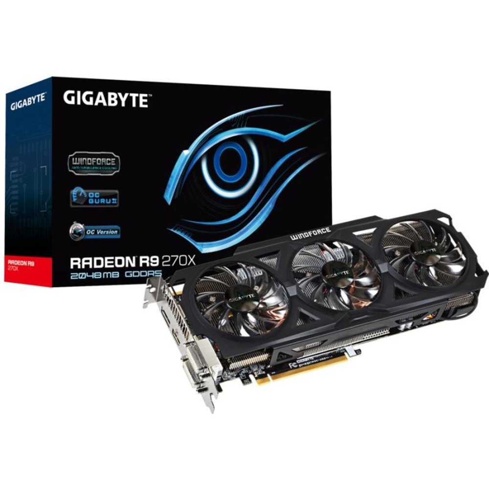 Placa de vídeo - AMD Radeon R9 270X (2GB / PCI-E) - Gigabyte - GV ...