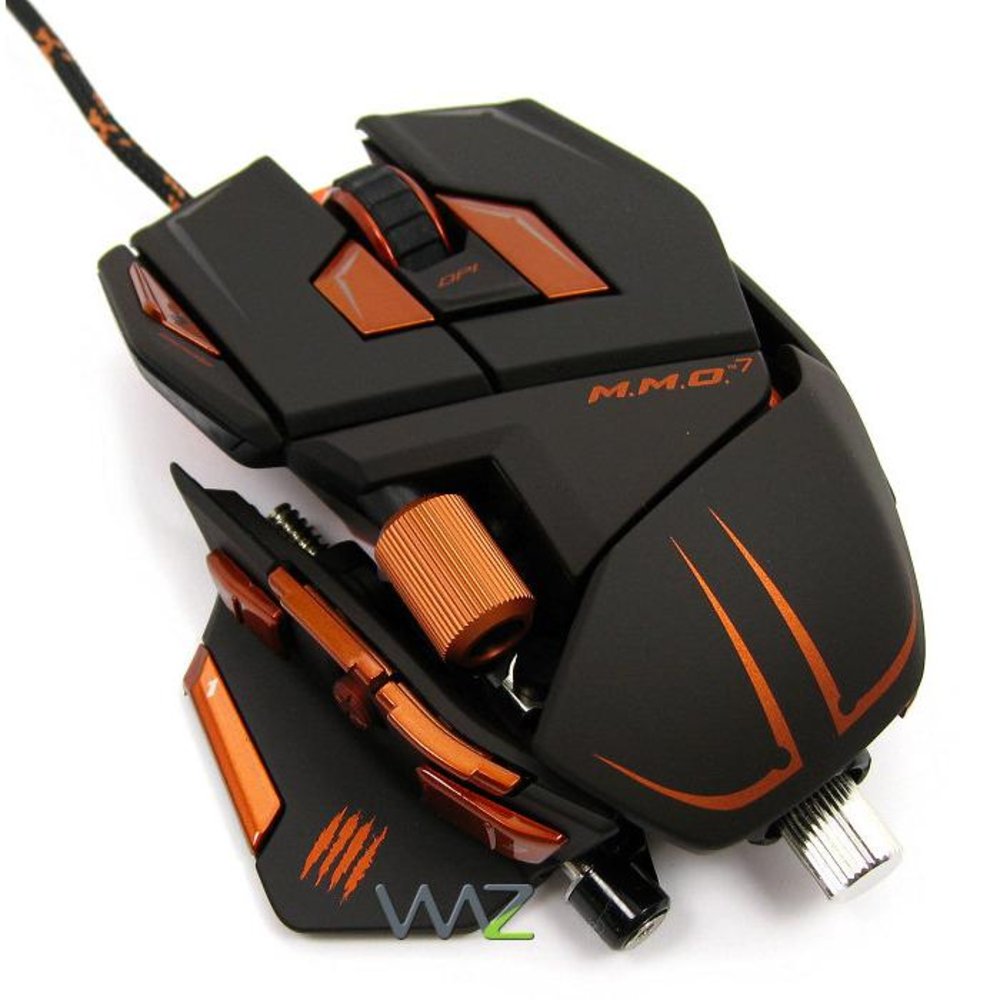 Mouse - USB - Mad Catz Cyborg M.M.O. 7 Gaming - Preto - waz