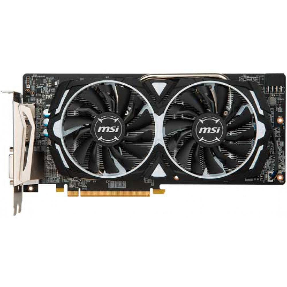 Placa de vídeo - AMD Radeon RX 480 (8GB / PCI-E) - MSI - RX 480 ARMOR ...