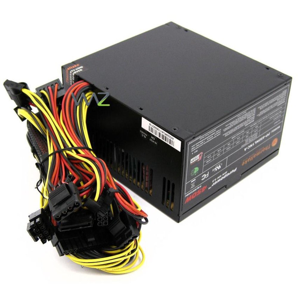 Fonte ATX - 450W - Thermaltake Purepower - Preta - W0329RU - waz