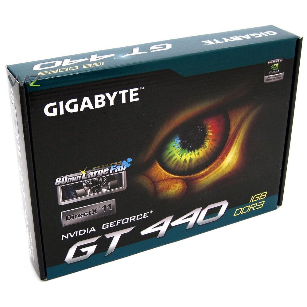 Placa de vídeo PCI-E NVIDIA GT 440 1GB/128bits Gigabyte - GV-N440-1GI - waz