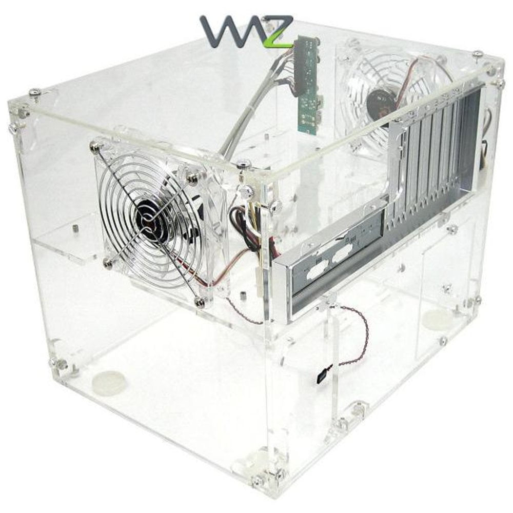 Gabinete Sunbeamtech UFO Acrylic Cube Case - Transparente - ACUF-T - waz