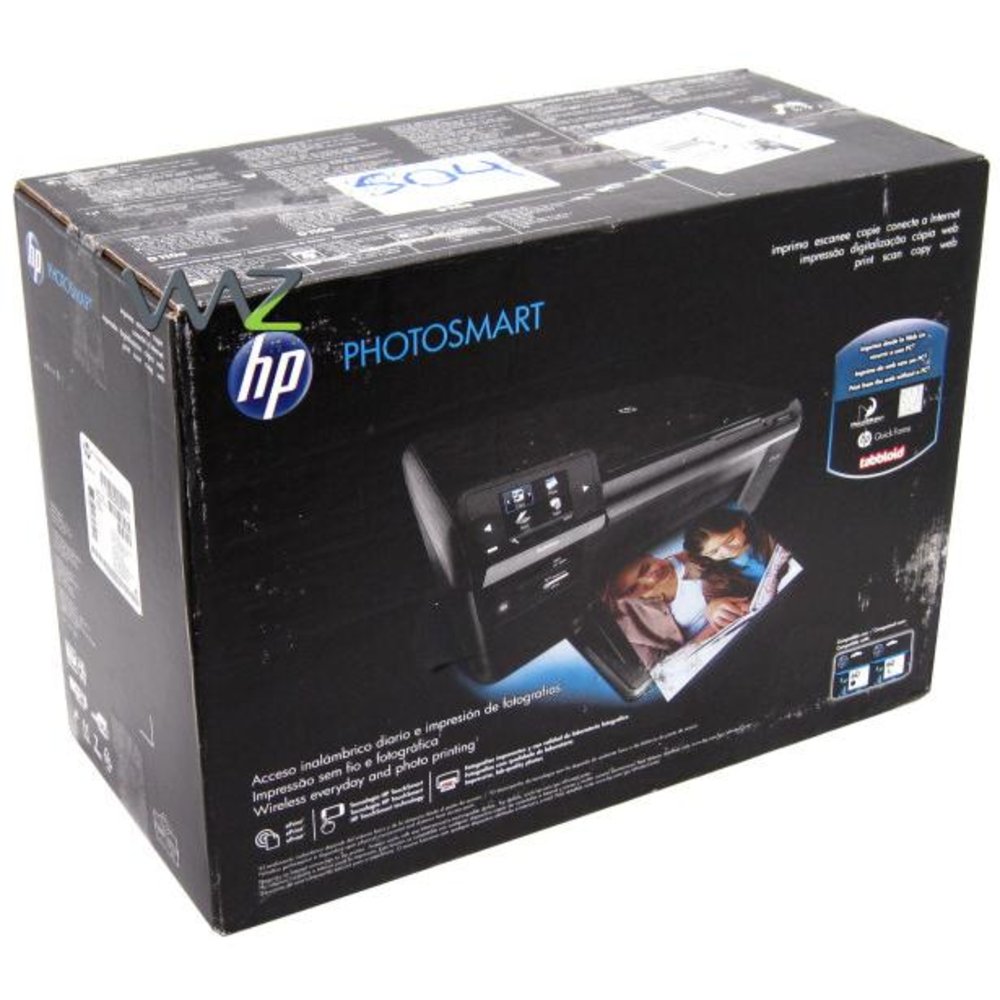 Multifuncional Jato de Tinta HP PhotoSmart AiO D110a - Preta - CN731A ...