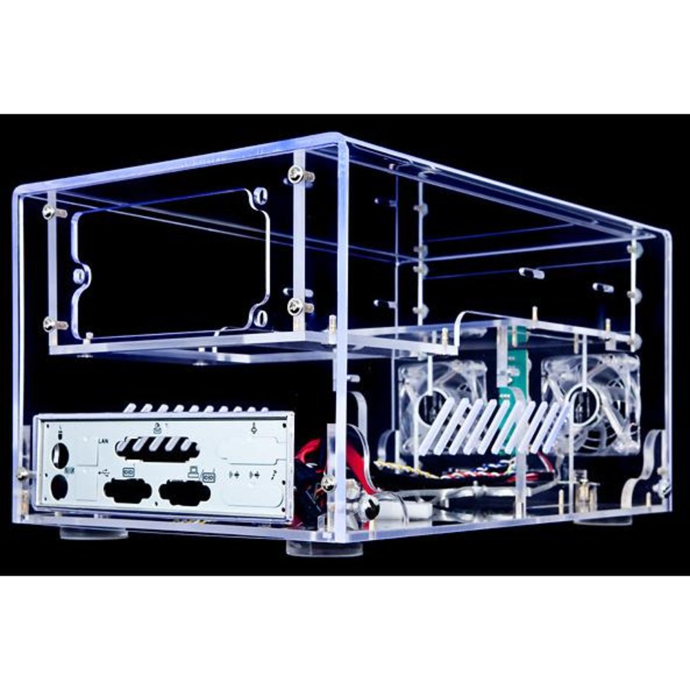 Gabinete Sunbeam Mini-ITX Acrylic Case - Transparente - ACMI-T - waz