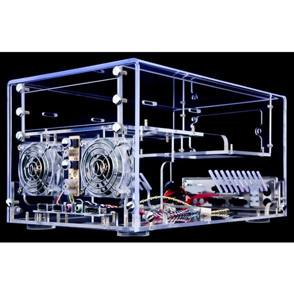 Gabinete Sunbeam Mini-ITX Acrylic Case - Transparente - ACMI-T - waz