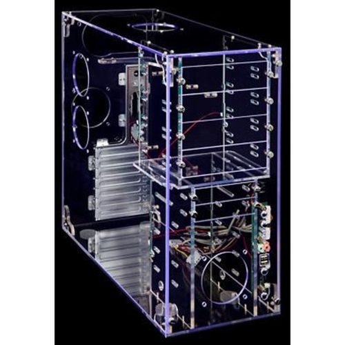 Gabinete Sunbeamtech Led Acrylic Case - Transparente - LACIII-BT - waz