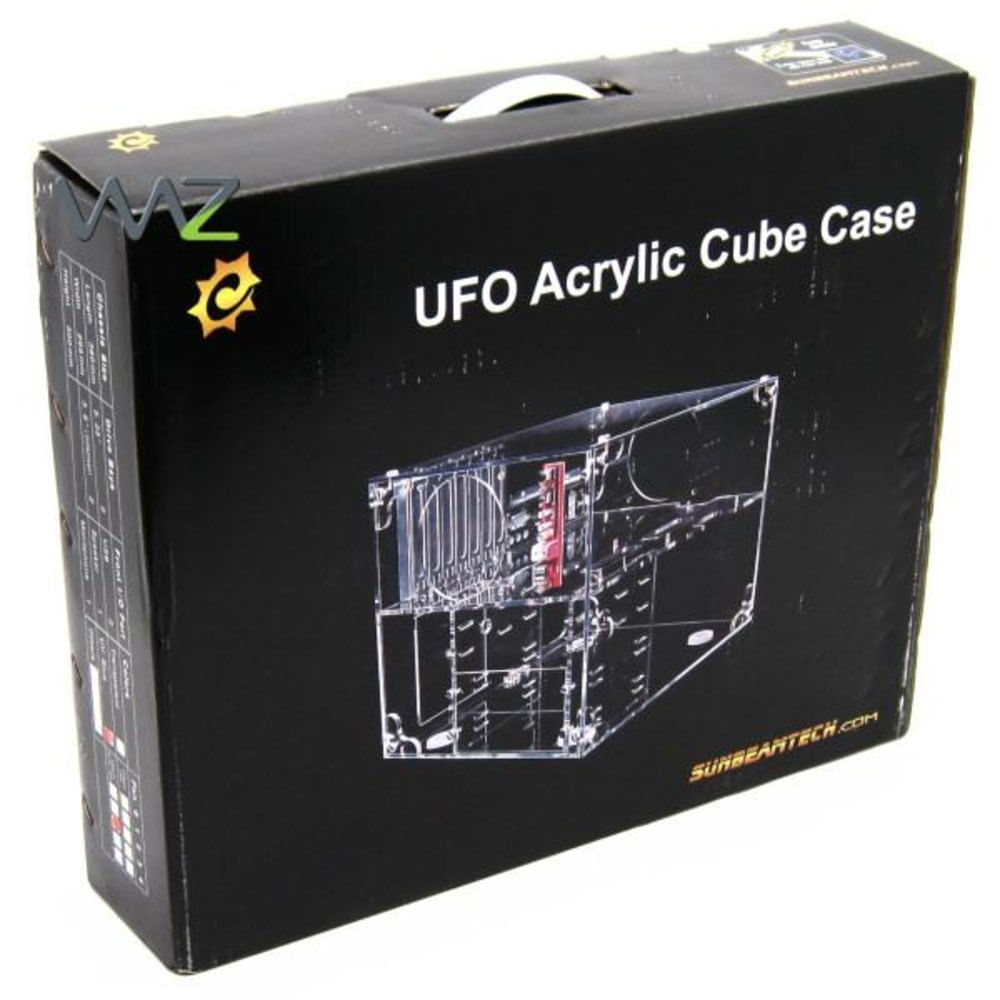 Gabinete Sunbeamtech UFO Acrylic Cube Case - Transparente/UV - ACUF ...