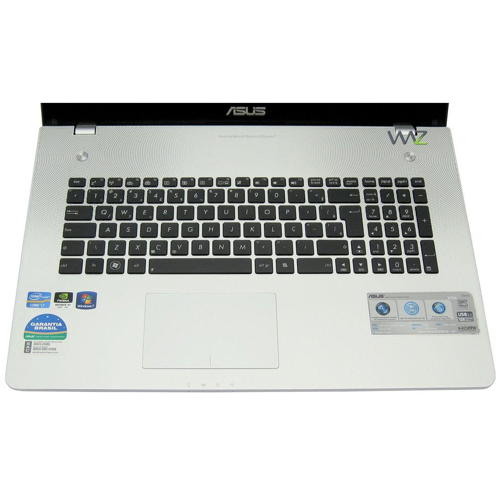 Notebook 17,3pol - Asus N76VZ (N76VZ-V2G-T1066V) - waz