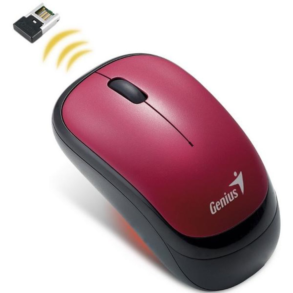 Mouse - USB - Genius Wireless Optical Traveler 6000 - Ruby ...
