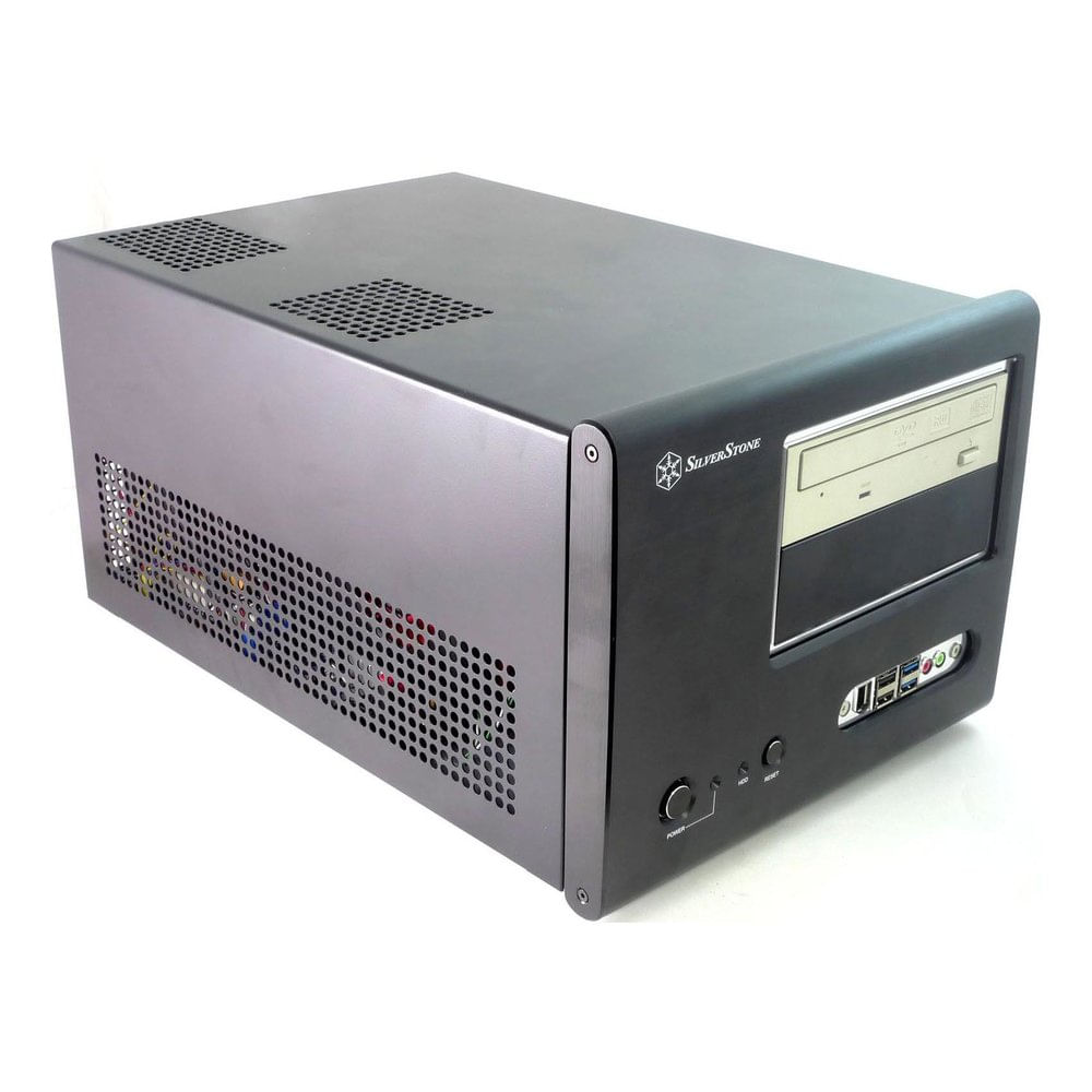 Gabinete Silverstone Sugo SG01-F - Preto - SST-SG01B-F3.0 - waz