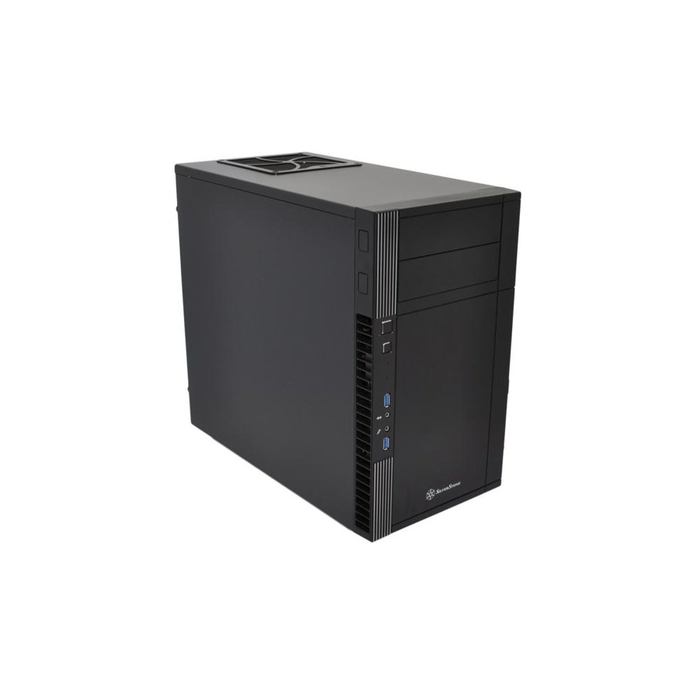 Gabinete Silverstone Precision PS07 - Preto - SST-PS07B - waz