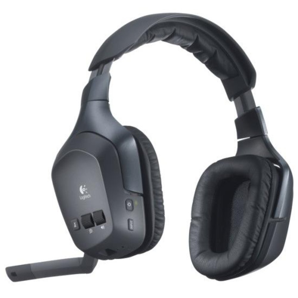 Fone de Ouvido - Wireless/3,5mm - Logitech Wireless Headset F540 - 981 ...