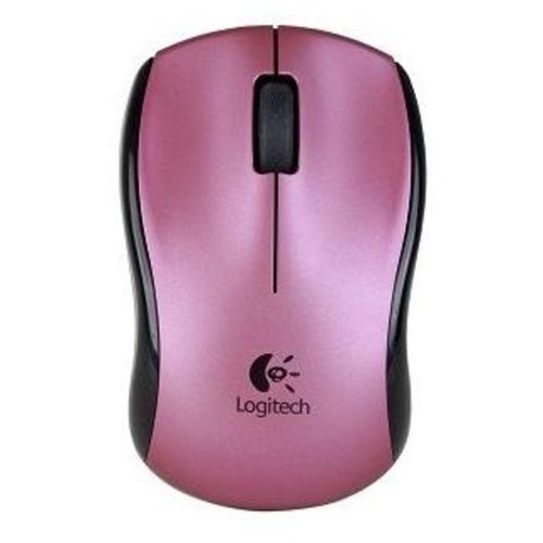 Mouse - USB - Logitech M125 Retractable Corded mouse - Preto/ Rosa ...