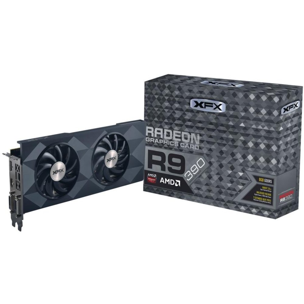 Placa de vídeo - AMD Radeon R9 390 (8GB / PCI-E) - XFX Double ...