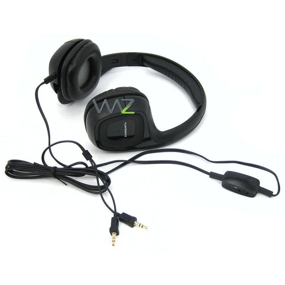 Fone de Ouvido - 3,5mm - Plantronics .Audio 355 - Preto - waz