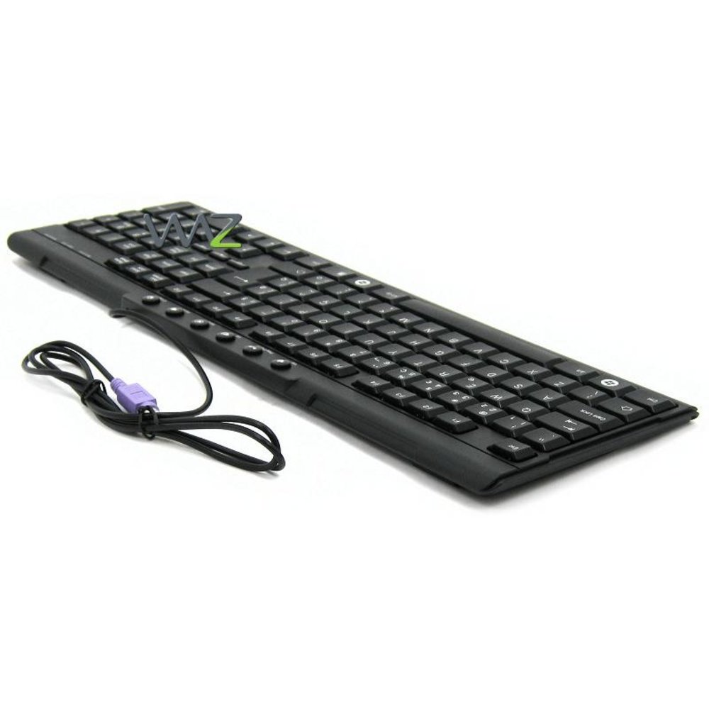 Teclado - PS/2 - K-Mex Multimedia Keyboard KM-8A28 - Preto ...
