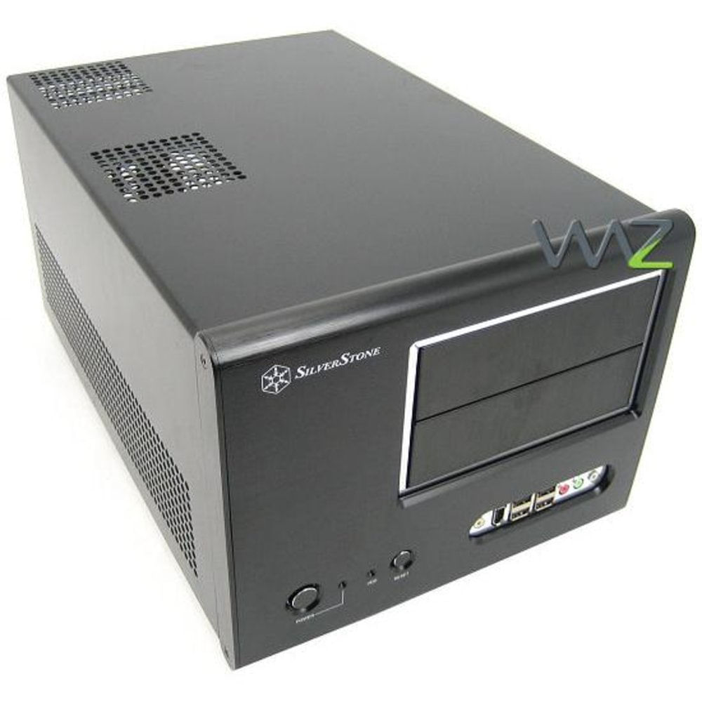 Gabinete Silverstone Sugo SG01-F - Preto - SST-SG01B-F - waz