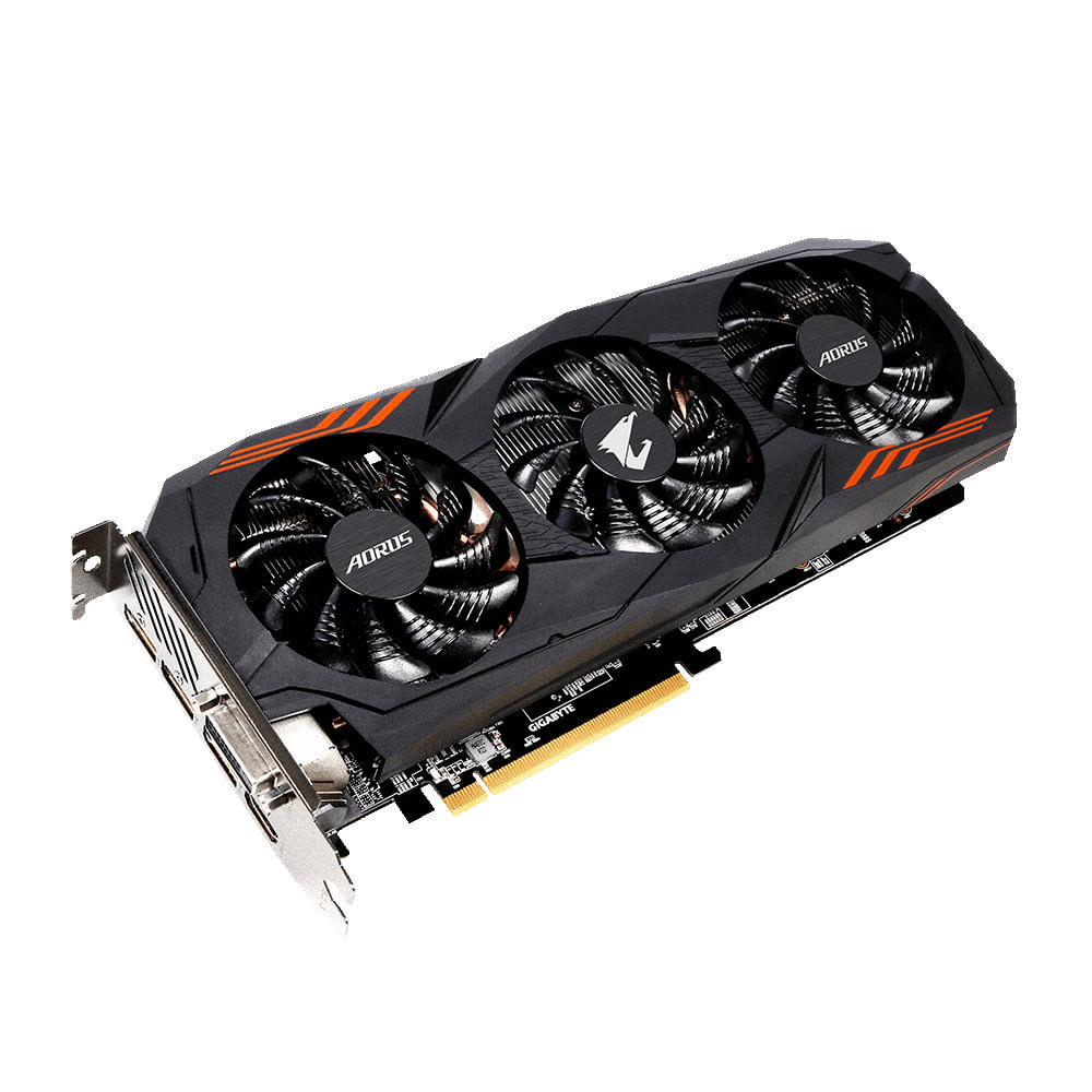 Placa de vídeo - NVIDIA GeForce GTX 1060 (6GB / PCI-E) - Gigabyte Aorus ...