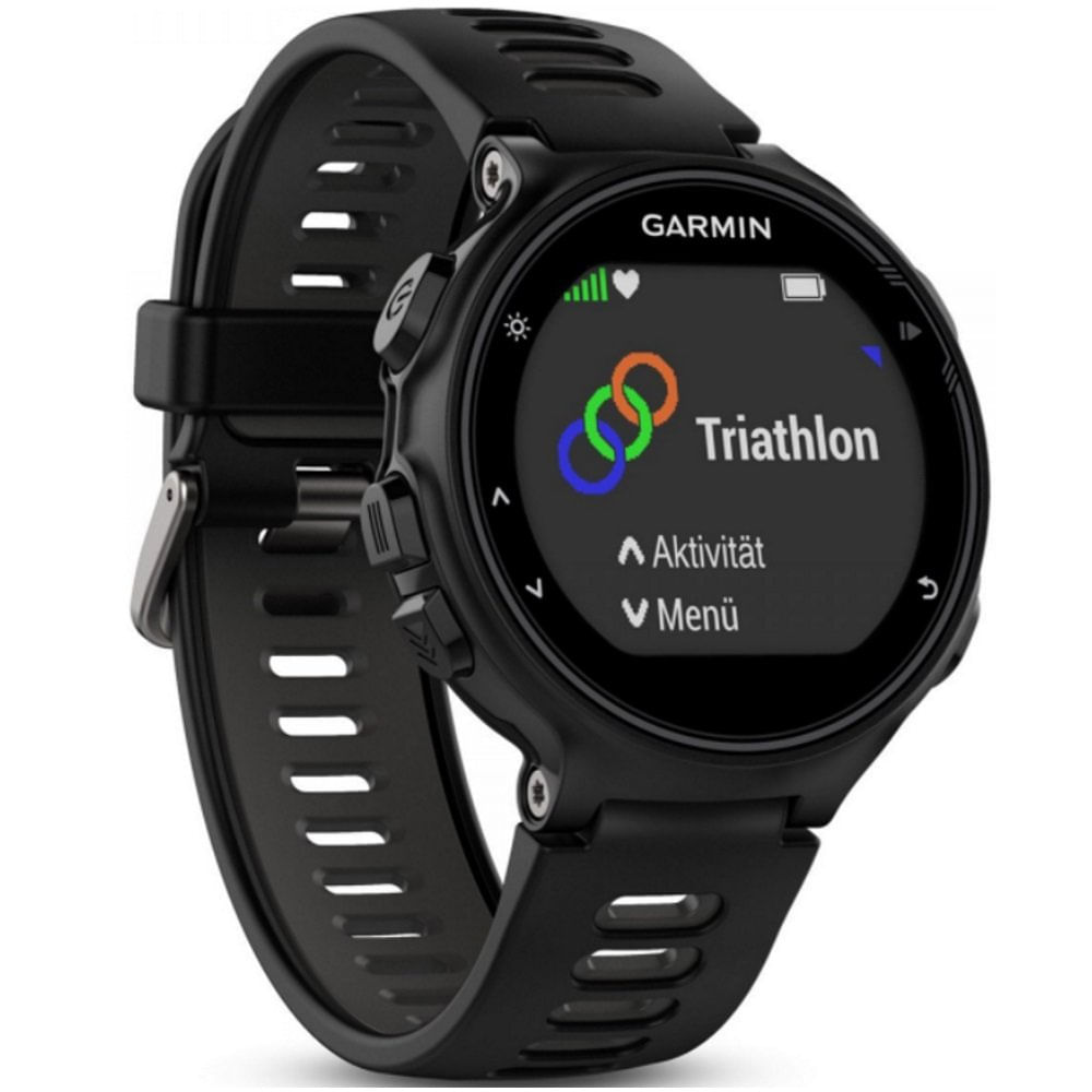 Relógio Garmin Forerunner 735XT - 010-01614-15 (Preto/Cinza) - waz
