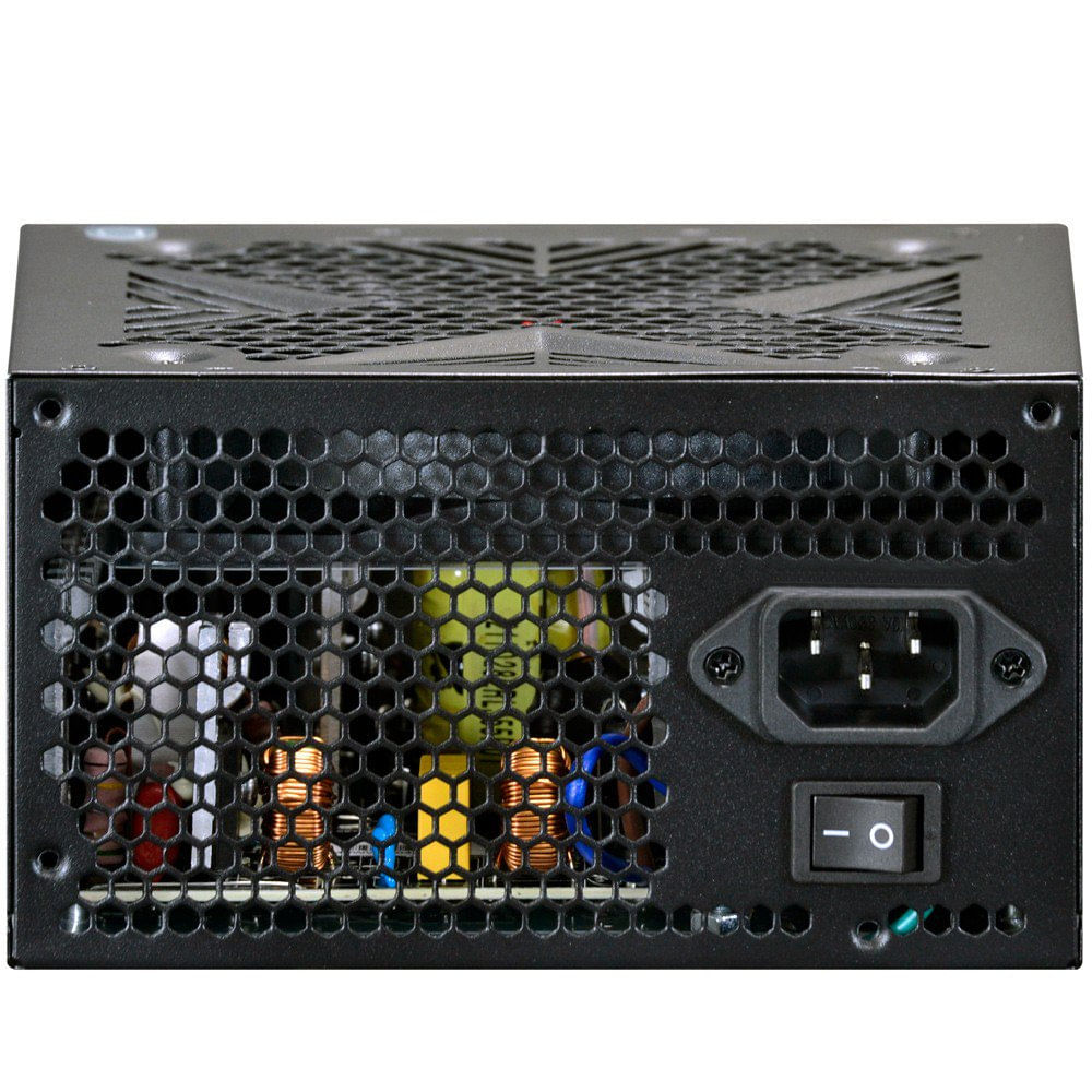 Fonte ATX - 600W - PCYes Shocker - 80 Plus - Preta - 24416 - waz